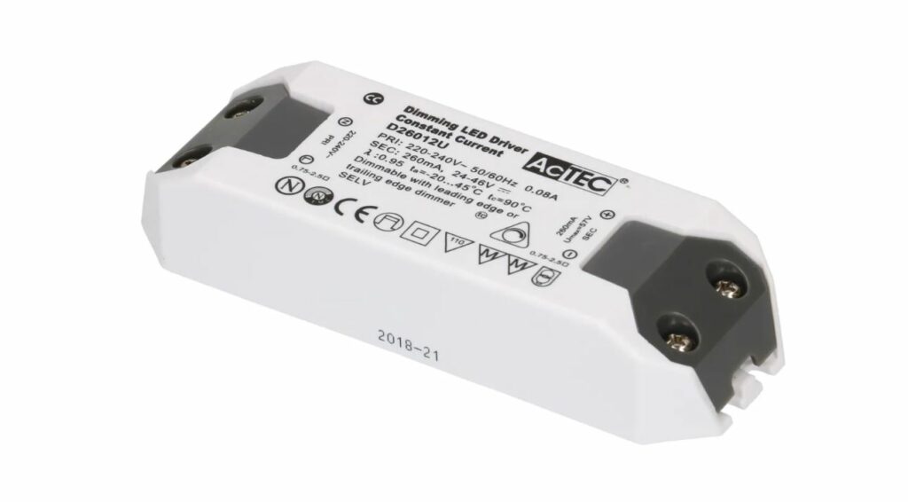 LED Treiber 260mA, max. 12W, Phasenabschnitt dimmbar | Ledspot